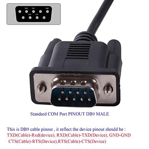 Usb To Db9 D Sub Male Com Port Ftdi Rs232 Serial Converter Adapter
