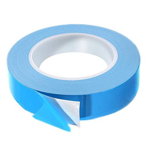 Thermal Tape, 25m x 20mm x 0.2mm Double Side Thermal Adhesive Tapes ...