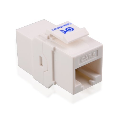 Cable Matters UL Listed 5-Pack RJ45 Keystone Jack Coupler Gender ...