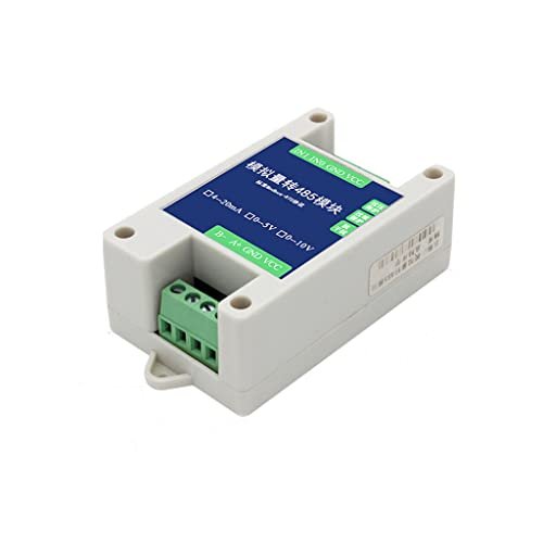 Taidacent 10/12 Bit AD Multi Channel 4-20Ma 0-5V 0-10V PLC Analog I/O Input to RS485 Modbus RTU ...