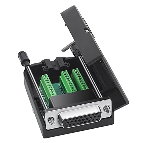 Jienk DB26 Female Solderless Breakout Connector, RS232 D-SUB Serial to ...