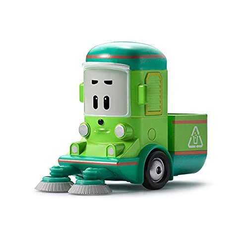 Robocar Poli, CLEANY DIE-CAST Metal Toy Cars, Broomstown Sweeper Truck ...