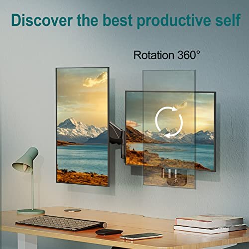 MOUNT PRO Dual Monitor Wall Mount for 13 to 32 Inch Computer Screens ...