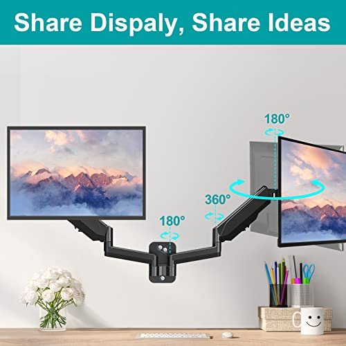 Mount Pro Dual Monitor Wall Mount For 13 To 32 Inch Computer Screens ...