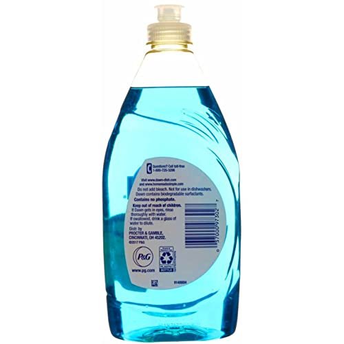 Dawn Ultra Original Dish Detergent Liquid Blu Plastic Squeeze Btl Rp ...