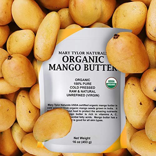 Mary Tylor Naturals Mango Butter 1 Lb Cold Pressed, Unrefined,Raw Pure ...
