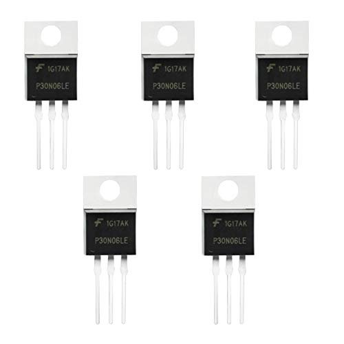 Gikfun Packing RFP30N06LE 30A 60V N-Channel Mosfet TO-220 ESD Rated for ...