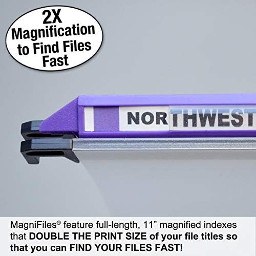 Ultimate Office Magnifile Hanging File Folders V- Bottom Letter Size ...