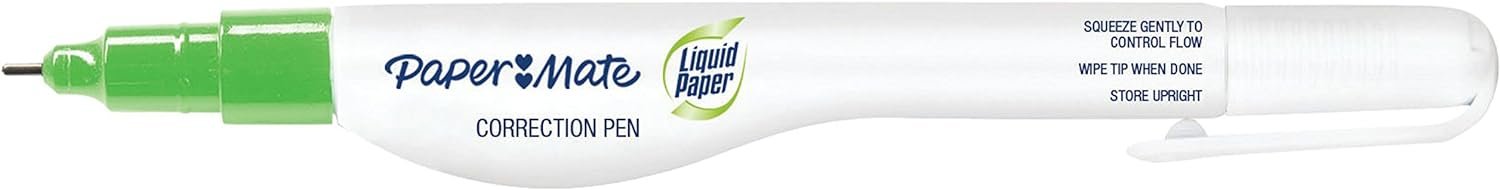 Paper Mate Liquid Paper Correction Pen, 7 ml, 12 Count - Imported ...