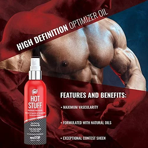 Pro Tan Hot Stuff Maximum Vascularity High Definition Optimizer Posing Oil (4 fl. oz by Original ...