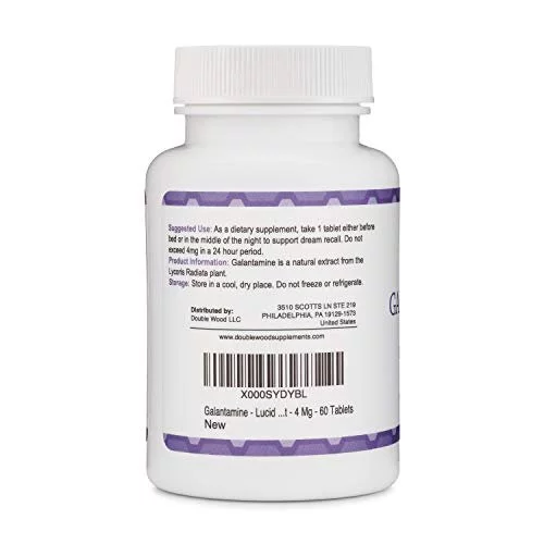 Galantamine For Dream Recall And Lucid Dreaming- 4 Mg - 60 Tablets ...