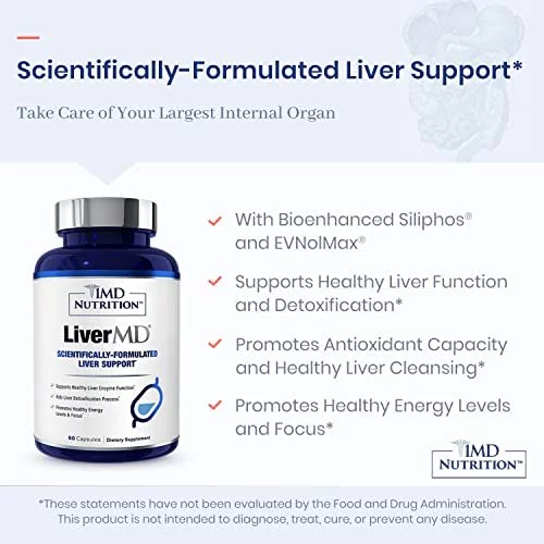 1Md Livermd - Liver Support Supplement | Siliphos Milk Thistle Extract ...