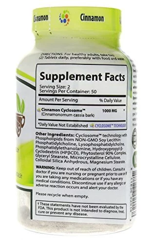 Nature'S Essentials Cinnamon 1000Mg With Advanced Cyclosome Liposomal ...