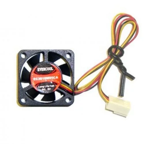 Evercool 30Mm X 10Mm 5 Volt Fan With 3 Pin Connecter # Ec3010M05Ca ...