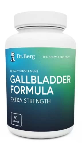 Dr. Berg Gallbladder Formula Extra Strength - Made W/Purified Bile ...