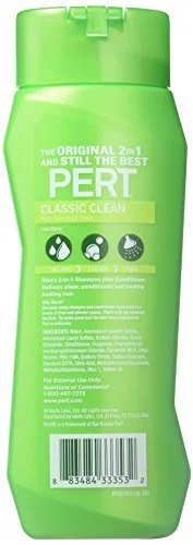 Pert Plus 2-in-1 Shampoo Plus Conditioner, Normal Hair 13.50 oz (Pack ...