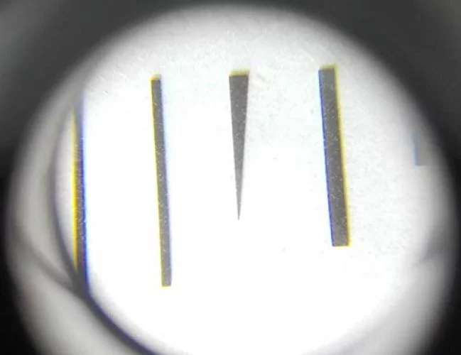 Flaw Detection Gauge SEC Size Estimation Chart (Transparency) for ...