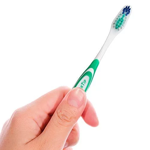 GUM 461 Super Tip Toothbrush Compact Head Soft Bristles Bulk Samples 12 Count Imported Products from USA iBhejo
