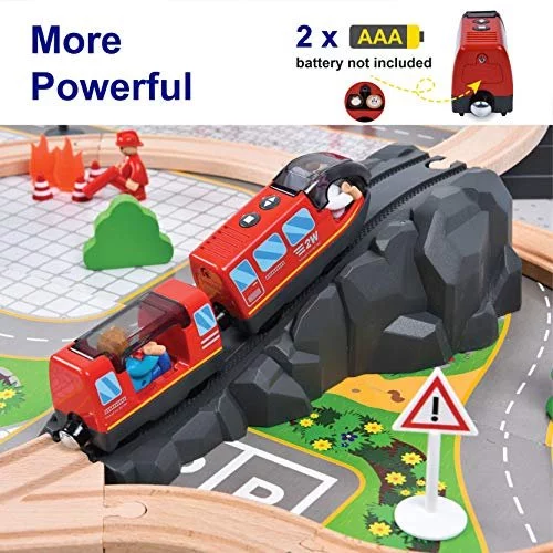 Giant Bean Battery Operated Action Locomotive (Magnetic Connection ...