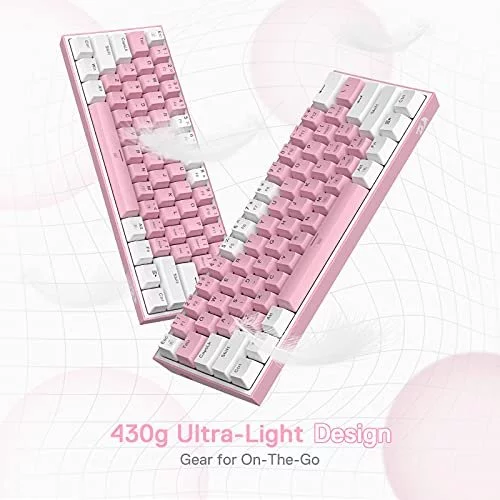 Redragon K617 Fizz 60% Wired Rgb Gaming Keyboard, 61 Keys Compact ...
