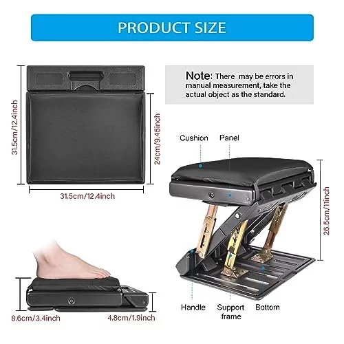 Leermart Adjustable Footrest With Removable Soft Foot Rest Pad Max-Load ...