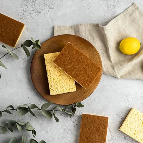 Arya. | Eco Dishwashing Kitchen Sponge Set 14 Pack | Coconut Fibres ...