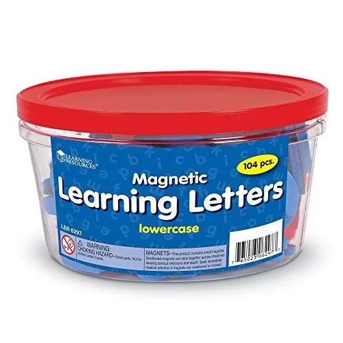 Learning Resources Magnetic Learning Letters -, 104 Pcs, Ages 3 ...