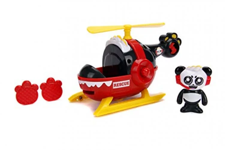 Jada Toys Ryan'S World Helicopter With Combo Panda Figure, 6" Feature ...