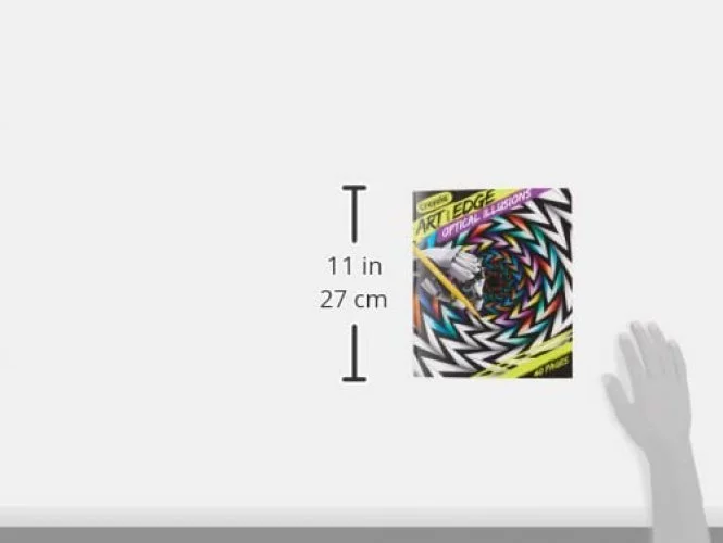 Crayola Optical Illusions Coloring Book, 40 Coloring Pages, Gift ...