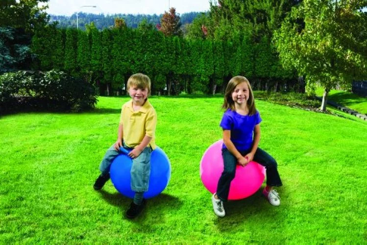 Toysmith Playground Classics, Hoppy Ball, 18" Ride-On Bounce Ball, For ...