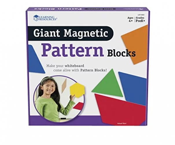 Learning Resources Giant Magnetic Pattern Blocks,6 W In - Imported ...