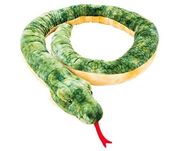 Rhode Island Novelty Giant Anaconda Snake Plush Toy 100 Inch Long Imported Products from USA iBhejo