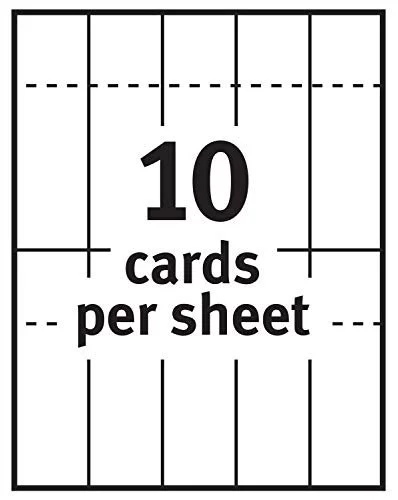 Avery Blank Printable Tickets, Tear-Away Stubs, Perforated Raffle ...