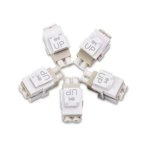 Cable Matters 5-Pack Lc Upc Duplex Fiber Optic Keystone Coupler Jack ...