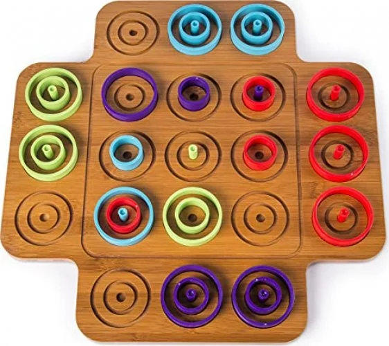Otrio Wood Strategy-Based Family Board Game Award-Winning Stem ...