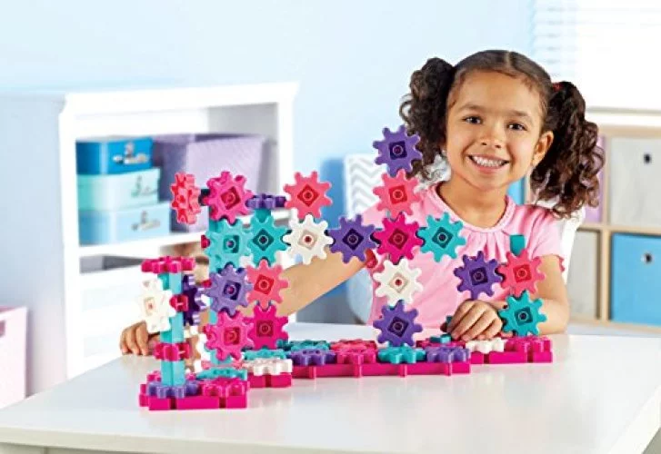 Learning Resources Gears! Gears! Gears! Deluxe Building Set Pink - 100 ...