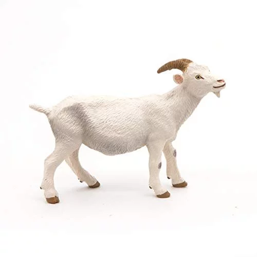 Papo -Hand-Painted - Figurine -Farmyard Friends -White Nanny Goat ...