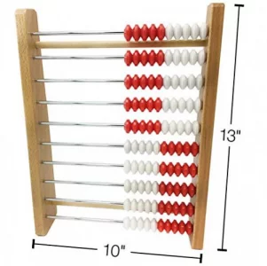 Hand2Mind 100 Bead Wooden Rekenrek, Abacus For Kids Math, Math ...