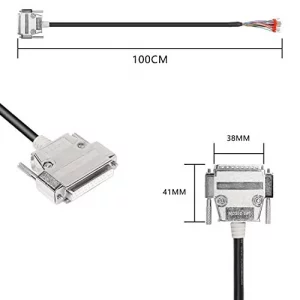 XMSJSIY DB25 Connector Adapter RS232 25 Pin Serial Extension Cable ...
