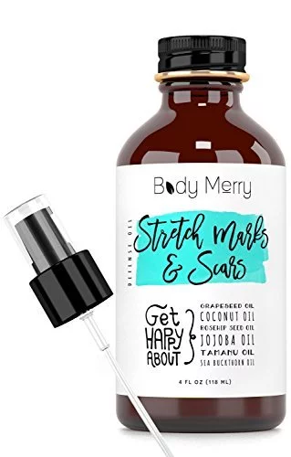 Body Merry Stretch Marks And Scars Defense Oil Moisturizing Body Oil With Coconut Sea Buckthorn Jojoba Rosehip And Tamanu Oils Fade Marks An Imported Products from USA iBhejo