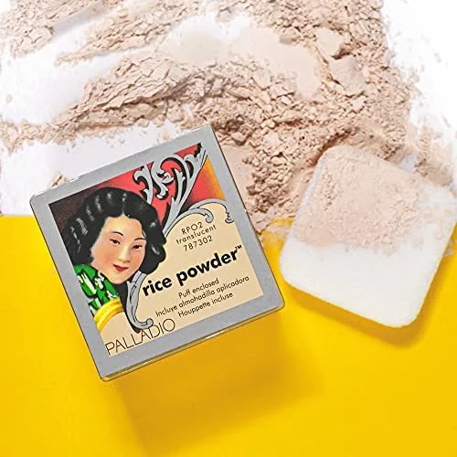 Palladio Rice Powder Loose Setting Powder Absorbs Oil Leaves Face Looking And Feeling Smooth Helps Makeup Last Longer For A Flawless Fresh Look Imported Products from USA iBhejo