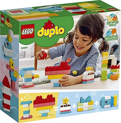 Lego Duplo Classic Heart Box 10909, First Bricks Building Toy ...