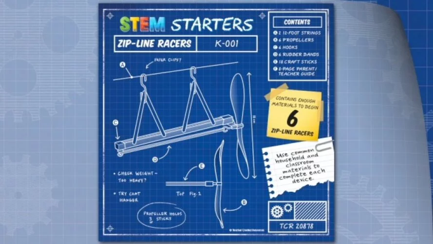 Teacher Created Resources STEM Starters: Zip-Line Racers (TCR20878 ...