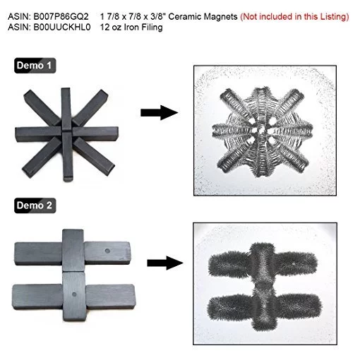12 Oz Fine Iron Filings Magnetic Iron Powder For Magnet Education And ...