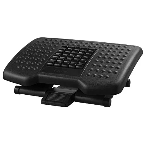 Kantek Premium Ergonomic Height Adjustable Under Desk Footrest, 3 ...