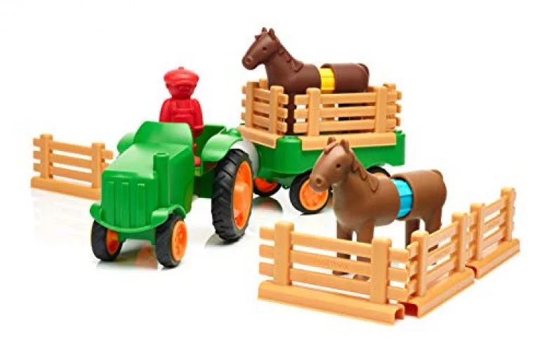 SmartMax My First Farm Tractor STEM Magnetic Discovery Play Set with ...
