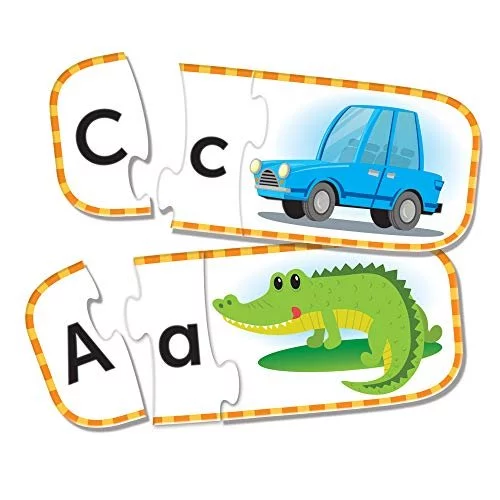 Learning Resources Alphabet Puzzle Cards, Kindergarten Readniness, Self ...