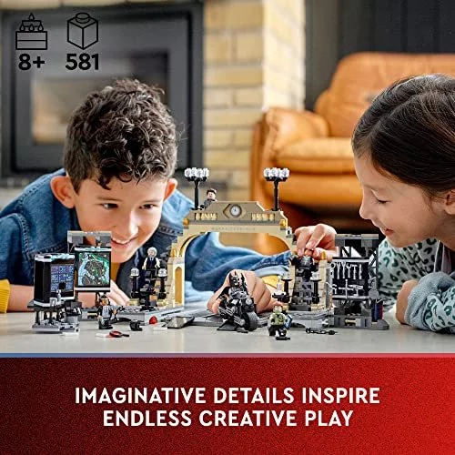 LEGO DC Batman Batcave: The Riddler Face-Off 76183 Building Kit; Cool ...