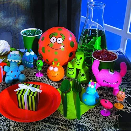 Monster Poppers Toys - Set Of 12 Pop Up Critters - Monster Birthday ...