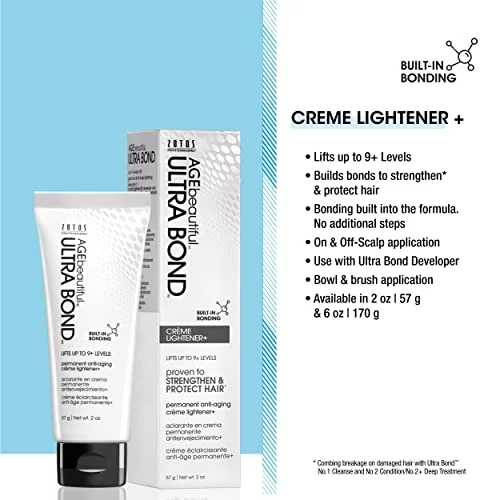 Ultra Bond Hair Creme Lightener With Bond Building - Lifts Up To 9 ...